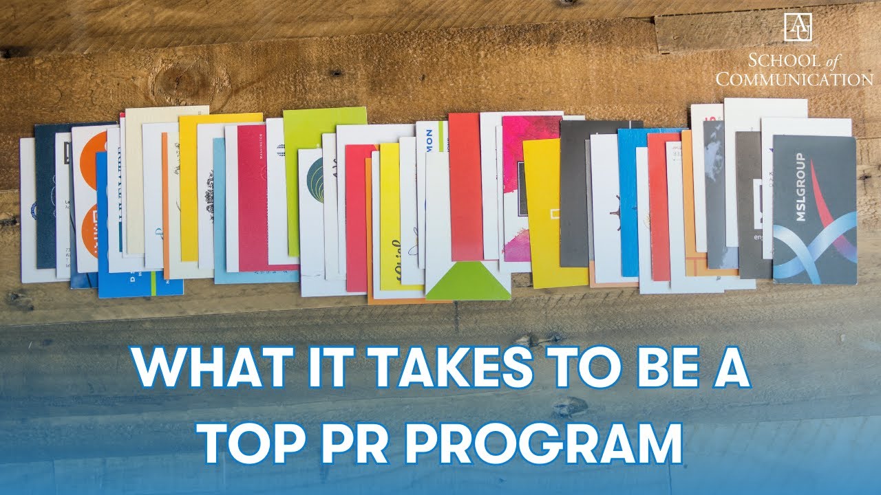 What It Takes To Be A Top PR Program - YouTube