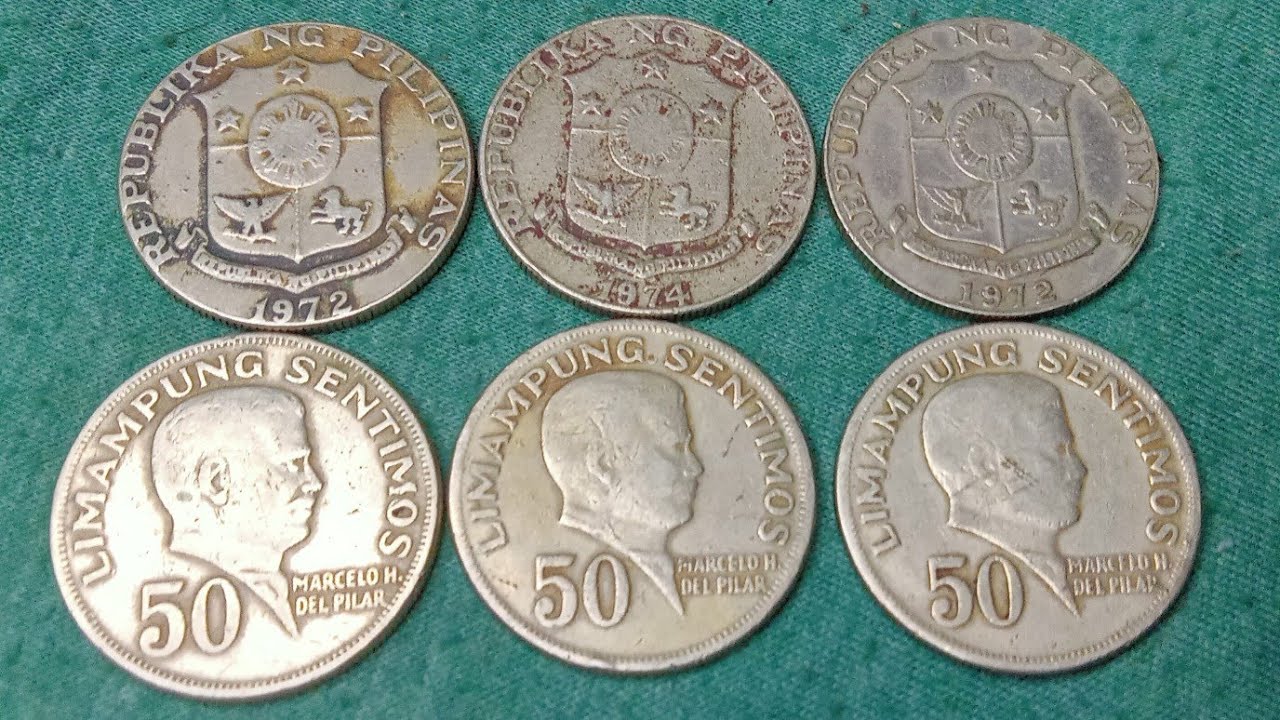 Old coins 50 sentimos price update Collectors value - YouTube
