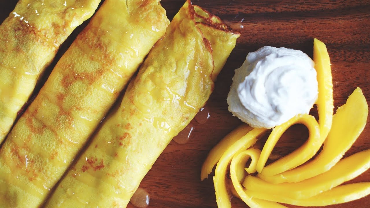Coconut Mango Crêpes (Avanti Morocha Collab) | Just Eat Life - YouTube