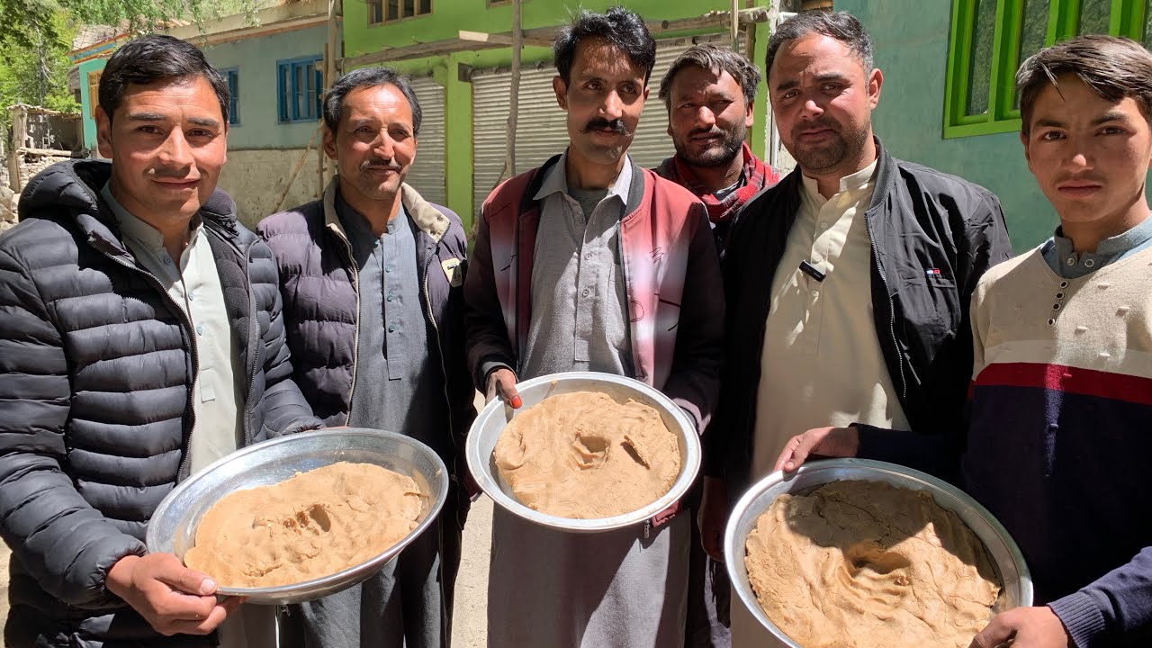 Balti Traditional food marzan | kharku balghar | energetic food - YouTube