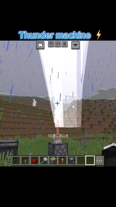 Thunderbolt⚡️machine in minecraft #minecraft #thunder thu #ytshorts # ...