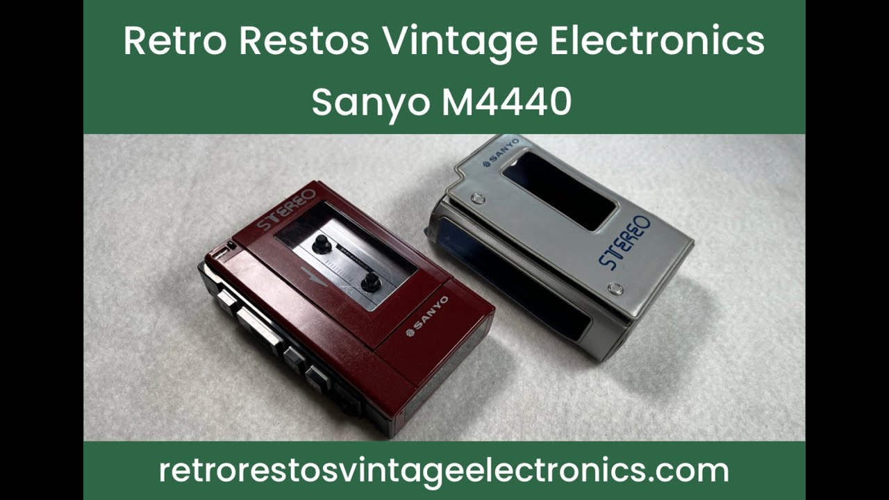 Sanyo M4440 Personal Cassette Player For Sale. Vintage Walkman with ...