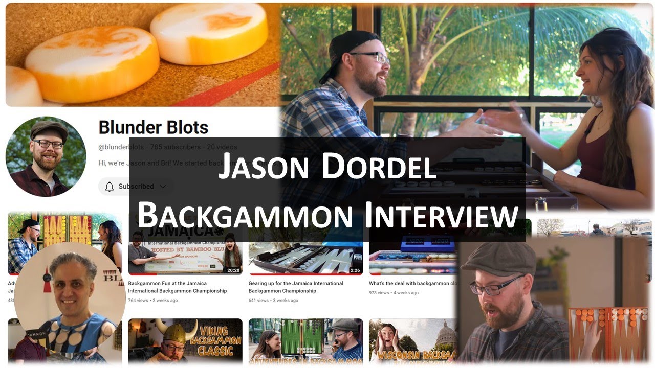 Jason Dordel Backgammon Interview - YouTube