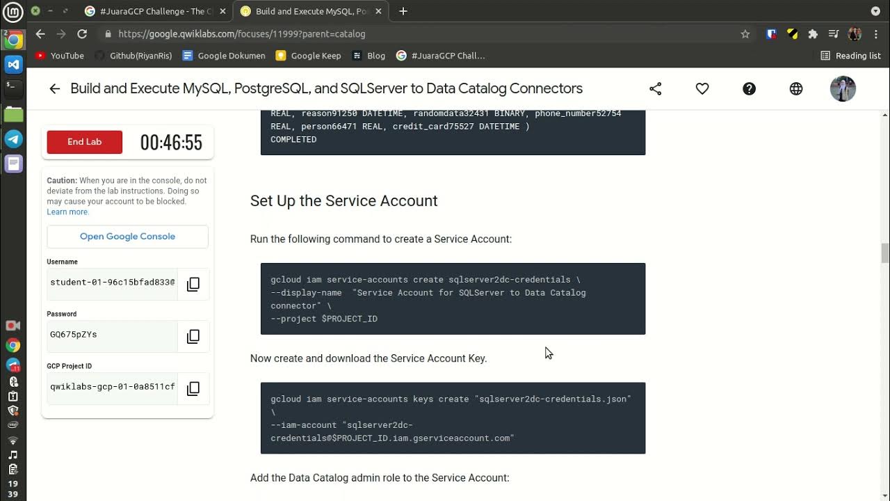 Build And Execute Mysql Postgresql And Sqlserver To Data Catalog Connectors Gsp814 Youtube