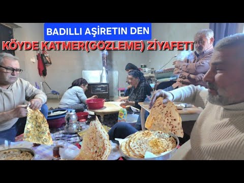 Badilli Aşiretin den Katmer(Bazlama) Ziyafeti ,Zincirlikuyu(Gördoğlu)