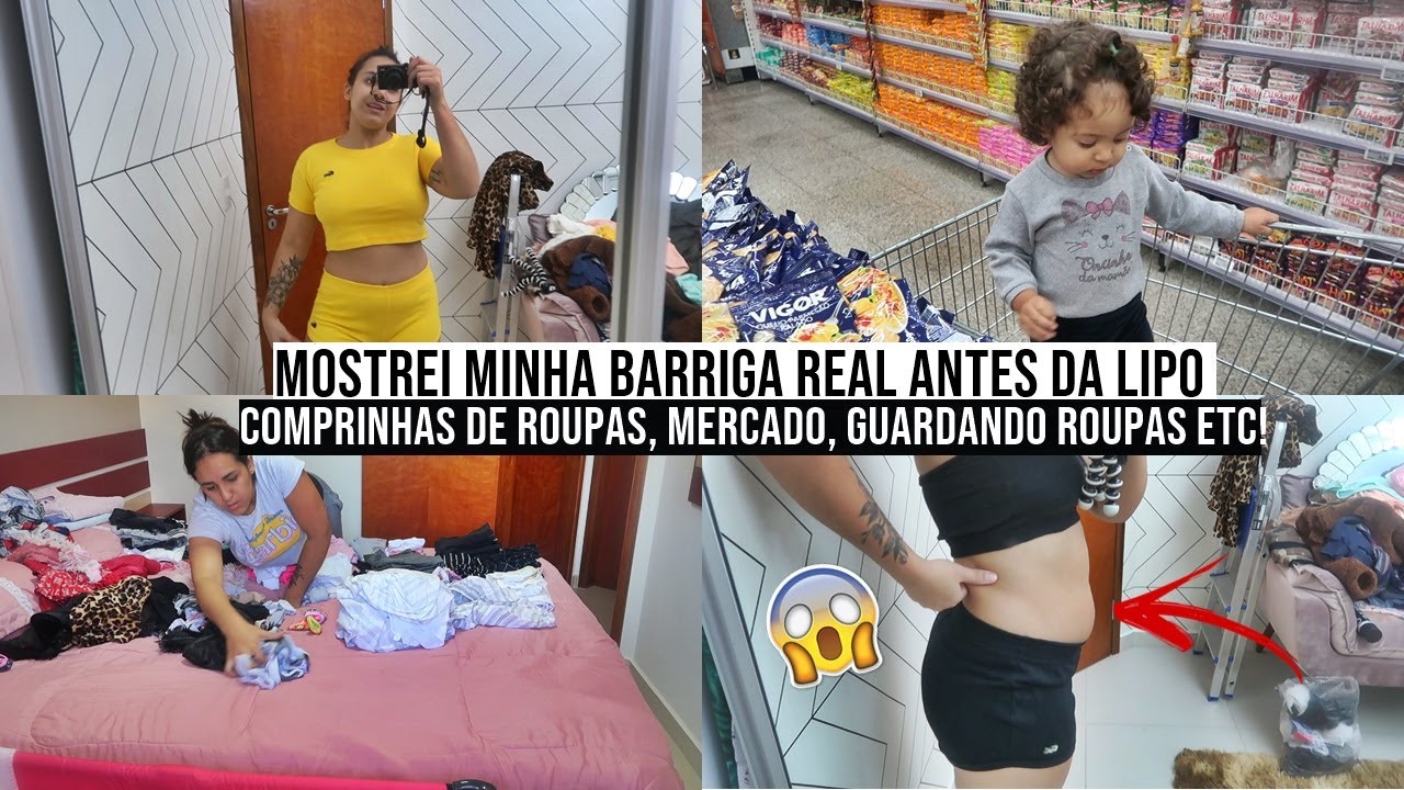 Fiz algumas comprinhas, Já emagreci 2kgs, Mostrei minha barriga antes ...