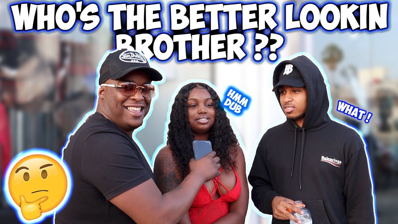 WHO'S THE BETTER LOOKIN BROTHER " ME OR DDG " ?? | public interview ...