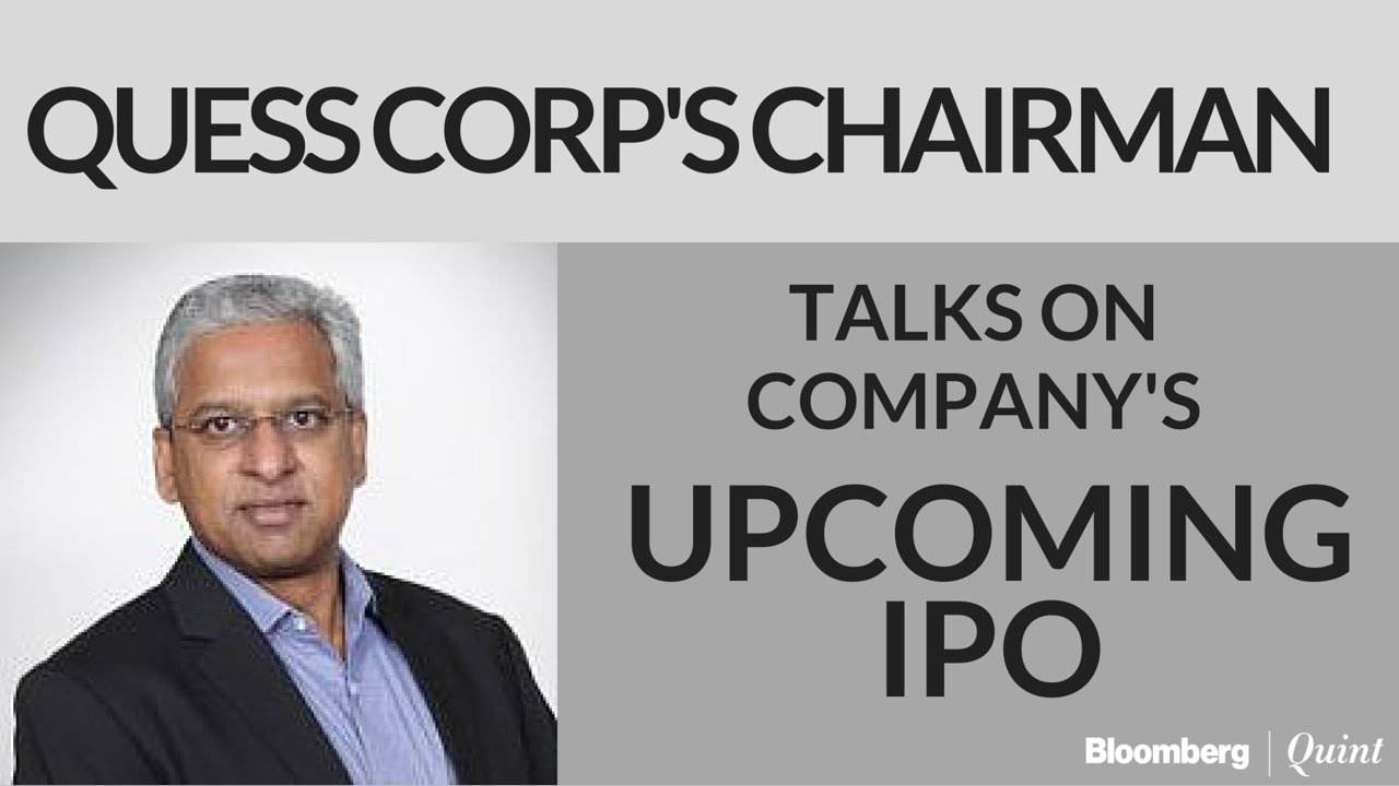 Quess Corp's Chairman on the Company's Upcoming IPO - YouTube