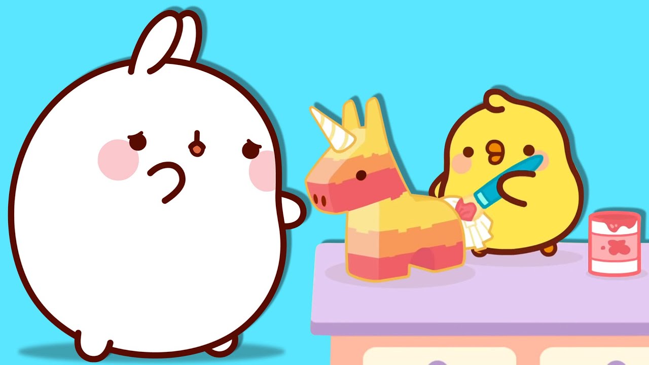 Molang & Piu Piu - The Statue | Season 01 Episode 44 | Funny Animal ...
