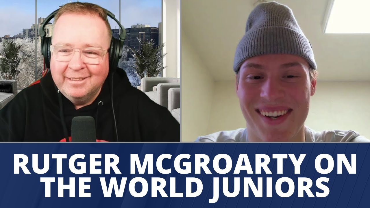 Rutger McGroarty on playing for Team USA at the 2023 World Juniors ...