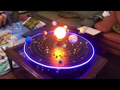 Maquete Sistema Solar - YouTube