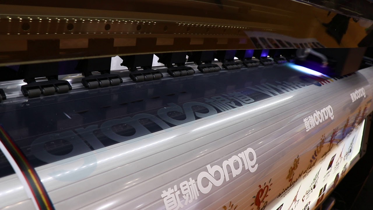 GRANDO 1.8m UV Roll to Roll printer with double Gen5 print heads（2019-3 ...