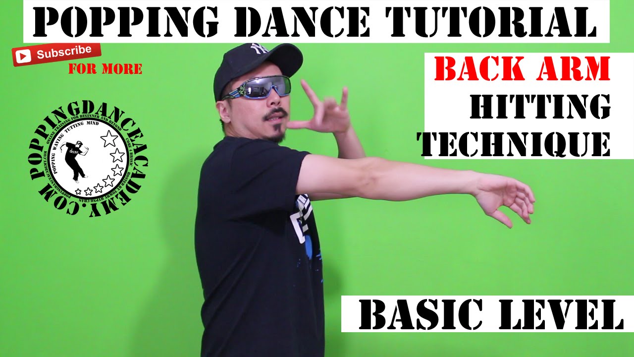 popping dance tutorial | Back arm hitting technique. - YouTube