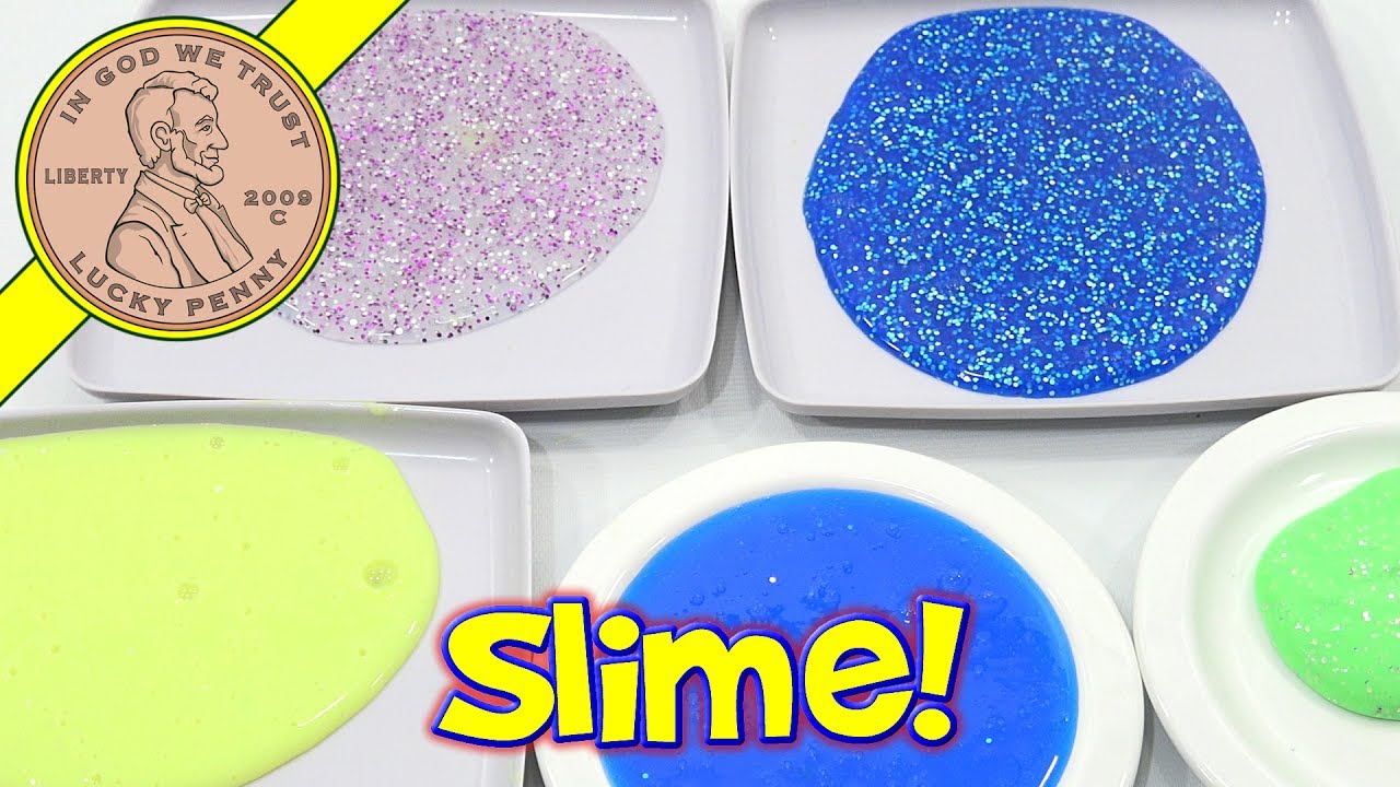 Nickelodeon Galactic Glitter Slime Kit - Bonus Neon Slime Experiment ...