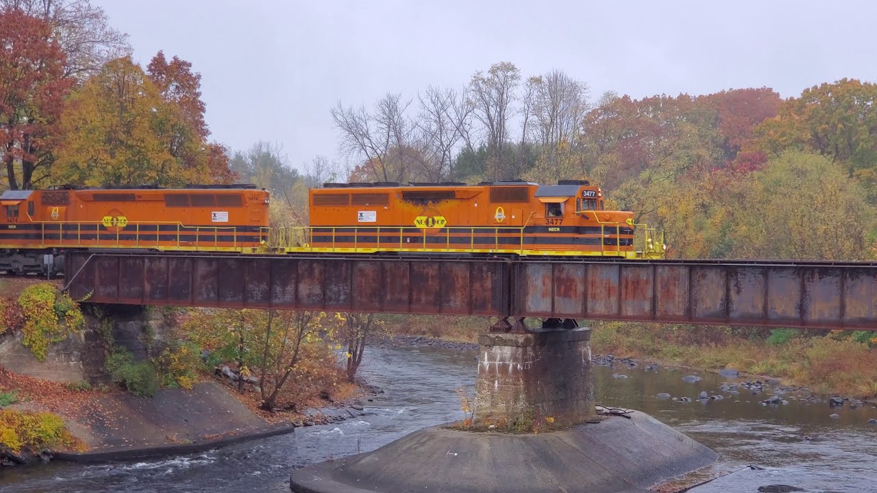 NECR 611 South at Three Rivers Bridge in the Rain. 10/28/2020. - YouTube
