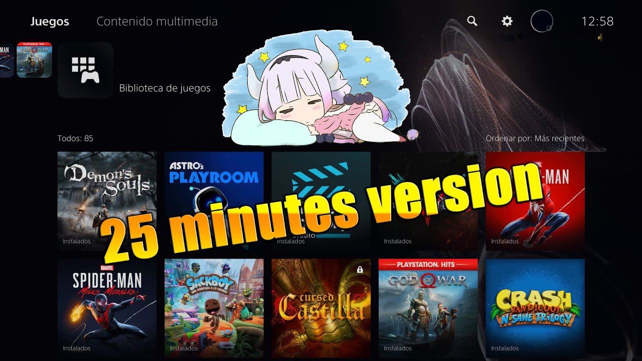 PS5 - MAIN MENU THEME (25 MINUTES) 😴 2022 - YouTube