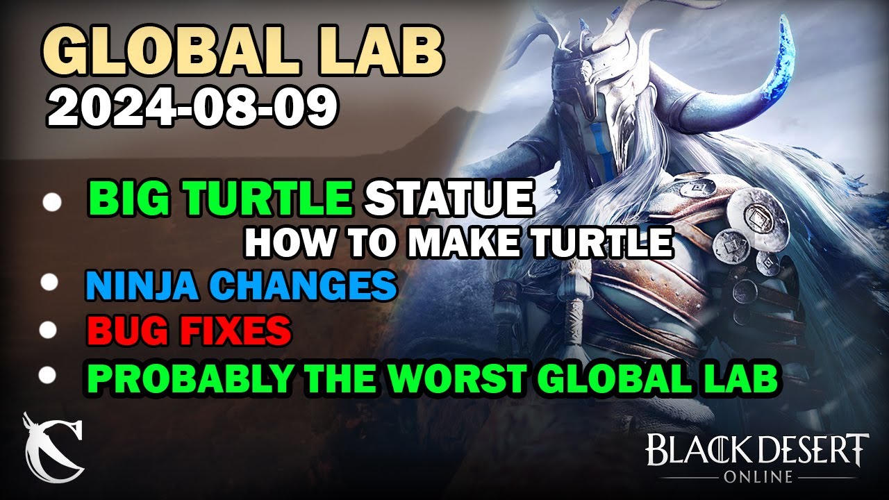 BDO - Global Lab - THE WORST GLOBAL LABS / Turtle STATUE - UPDATE - 2024-08-09 - YouTube
