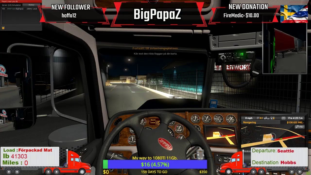 American Truck Simulator RTO Worldwide Trucking.. We are hiring https ...