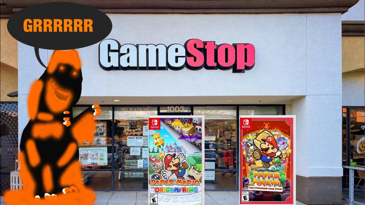 Volcano Barney misbehaves at GameStop/ Grounded - YouTube
