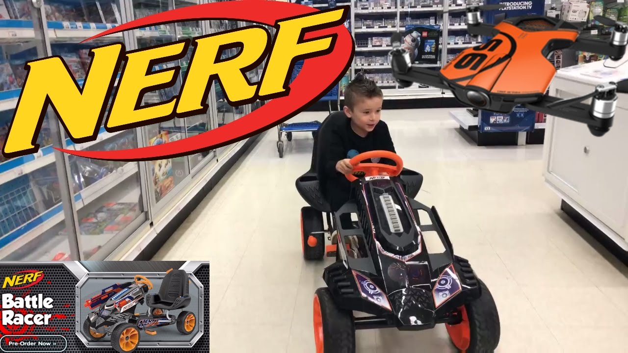 Toys-R-Us Nerf Battle Racer With the Best Bros - YouTube