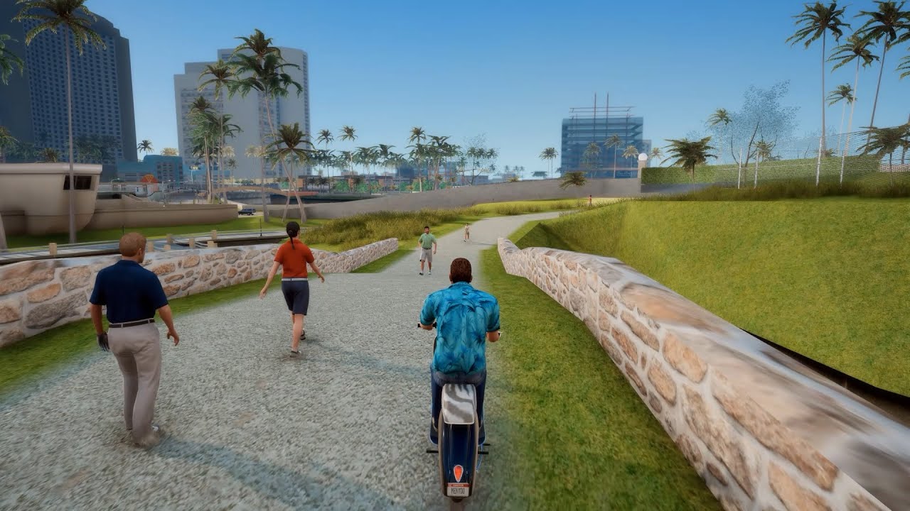 GTA Vice City 2020 Ultra Graphics Remastered Gameplay! 4k 60fps(GTA 5 ...