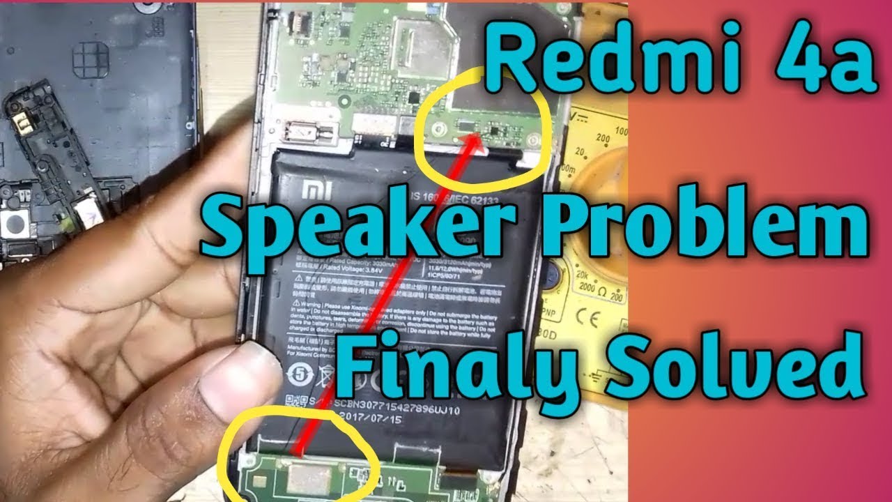 Mi 4A Back Speaker/Ringer Not Working 100% Done By hindi Indian ...