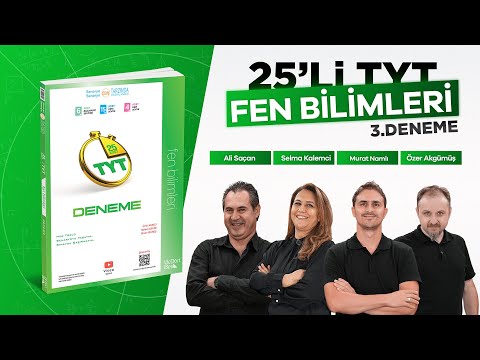 ÜÇDÖRTBEŞ YAYINCILIK TYT 25'Lİ FEN BİLİMLERİ DENEMESİ 2026 - 3. DENEME