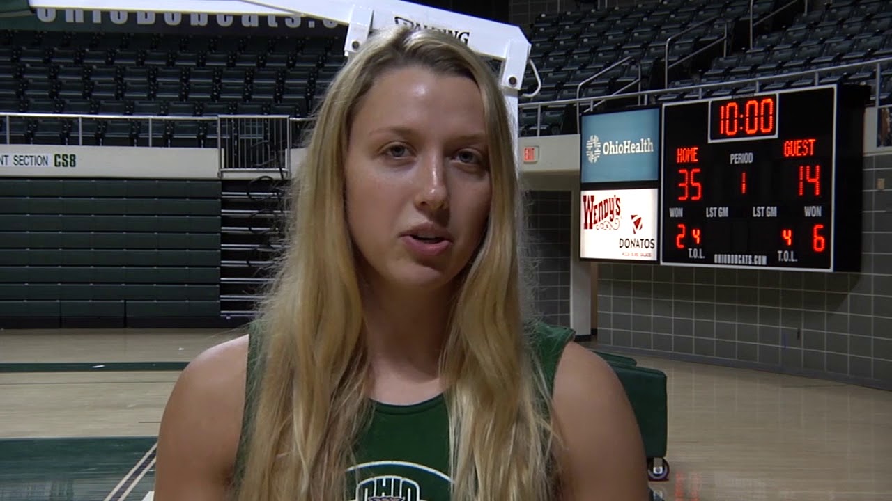 2017-18 Ohio Women's Basketball Preview: Taylor Agler - YouTube