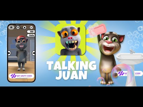 Talking Juan Virtual Cat Pet Game Unity Source Code - Get Unity Code - YouTube