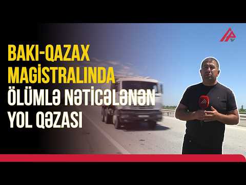 Goranboy ərazisində yük maşını piyadanı vurub  I APA TV