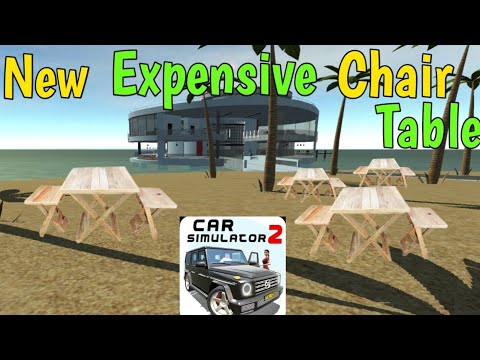 New Expensive and Luxury Chair Table 🪑 in car simulator 2 - YouTube