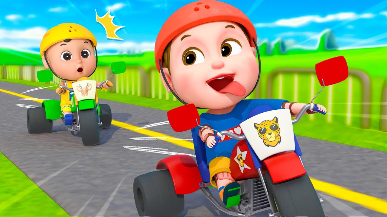 Wheels Go Round - Bike Race Song - Wheels on the Bus | Bum Bum Kids ...