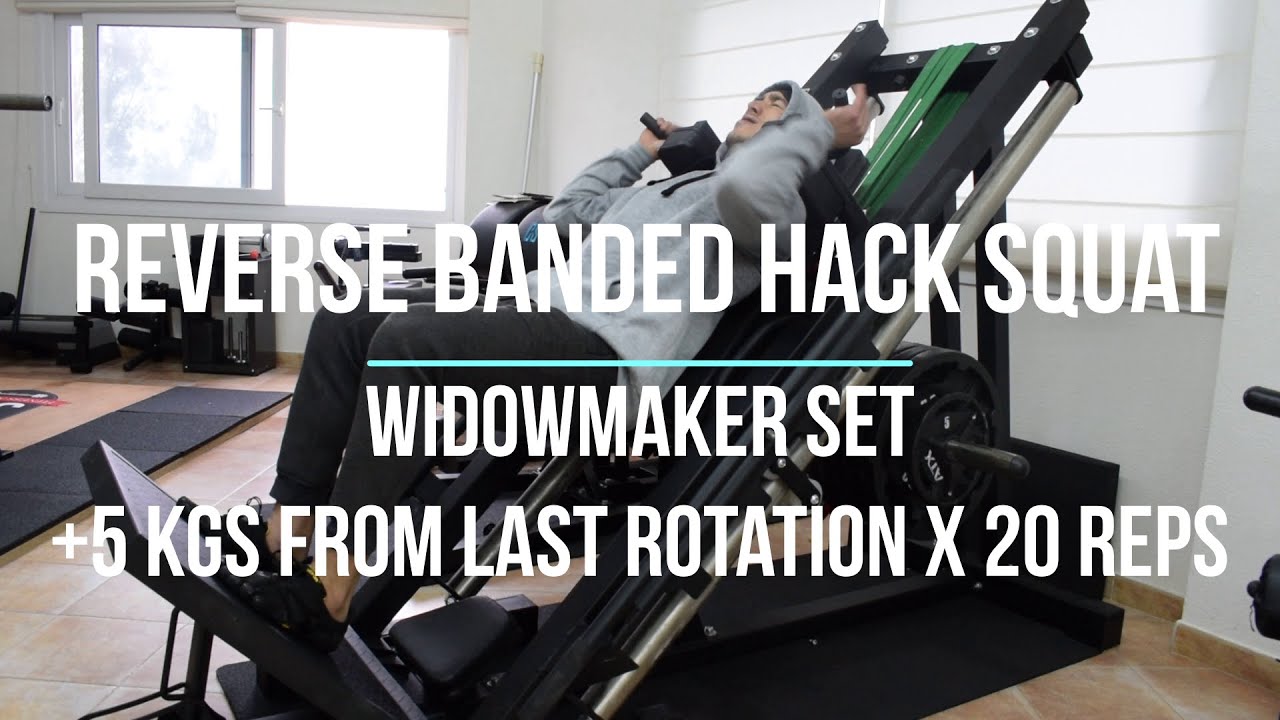 REVERSE BANDED HACK SQUAT (17-02-2020) - YouTube