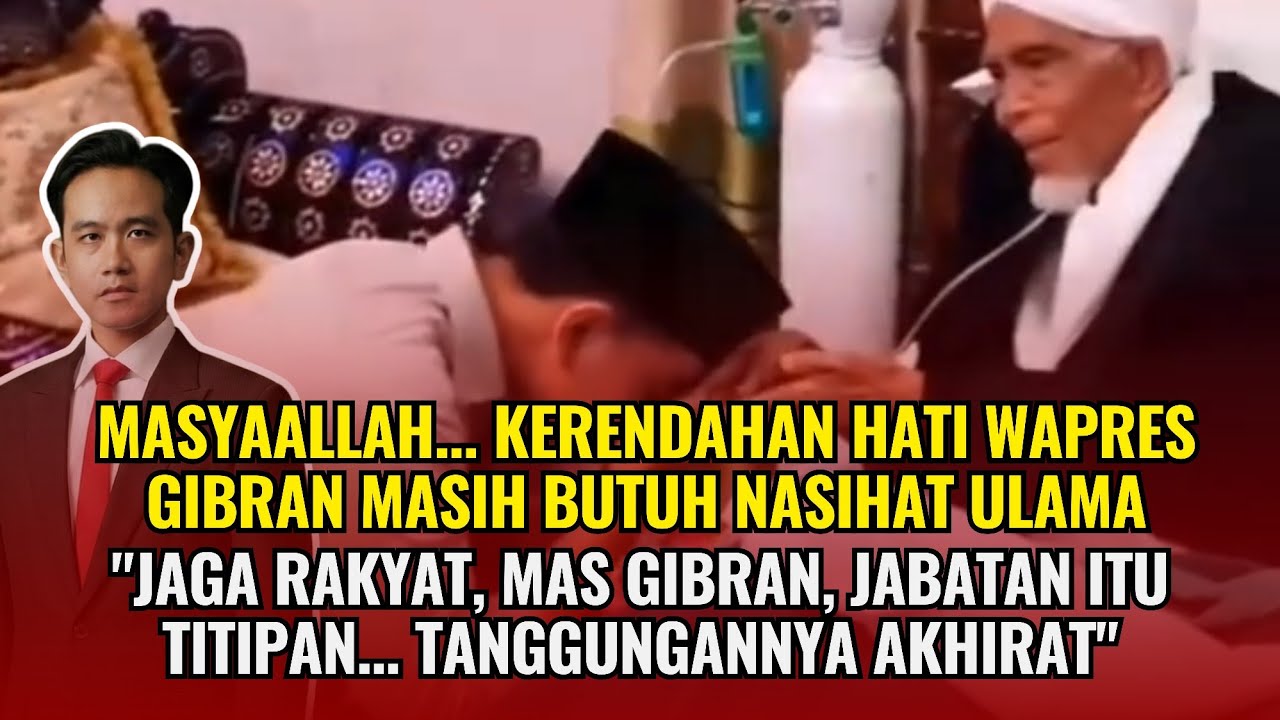Pesan Ulama dari Mojokerto: "Mas Gibran, jaga rakyat kecil... " - YouTube