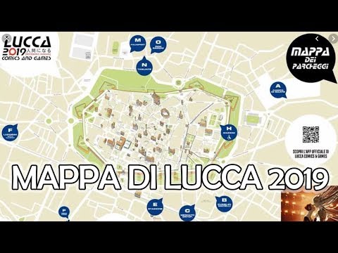 LA MAPPA DI LUCCA COMICS AND GAMES 2019 - YouTube
