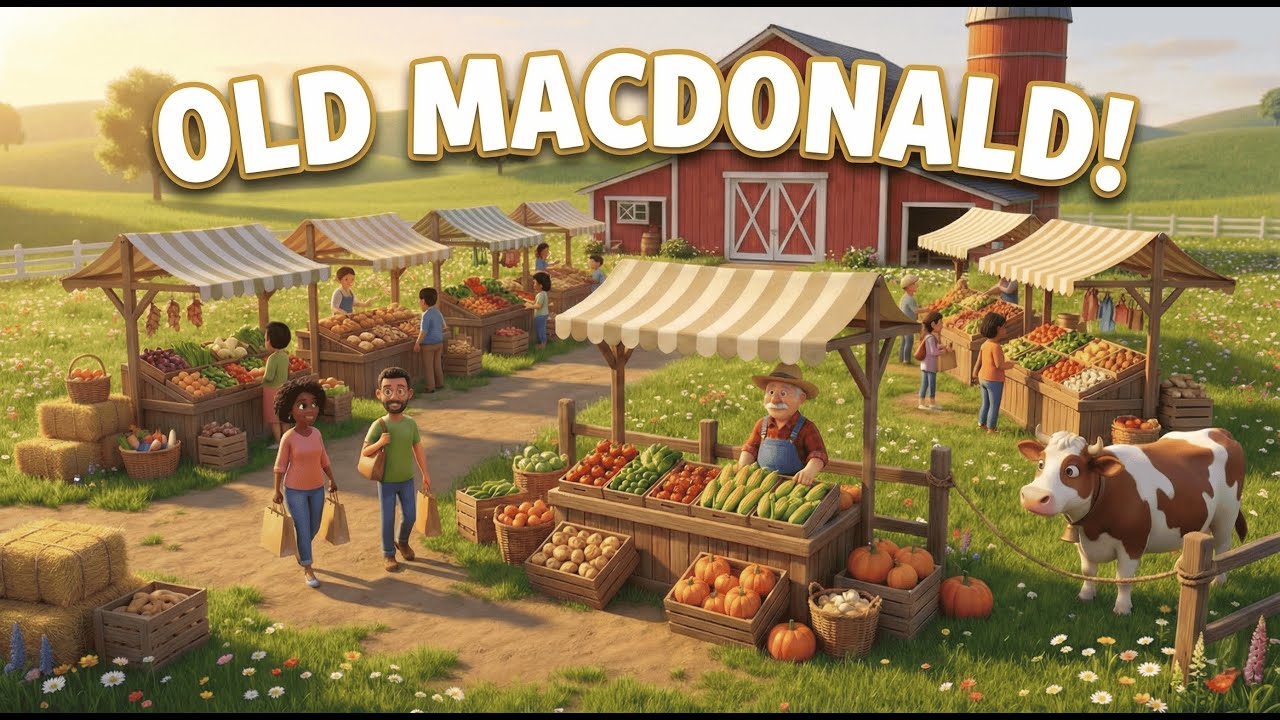 Old MacDonald Had a Farm - A Fun & Educational Adventure for Kids ...