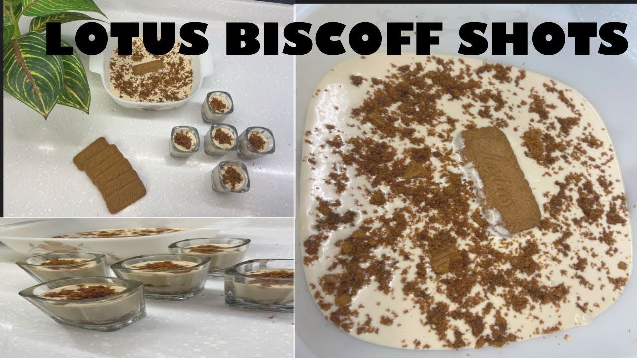 Lotus Biscoff Shots Recipe | Very Easy Dessert | Sams Taste # ...
