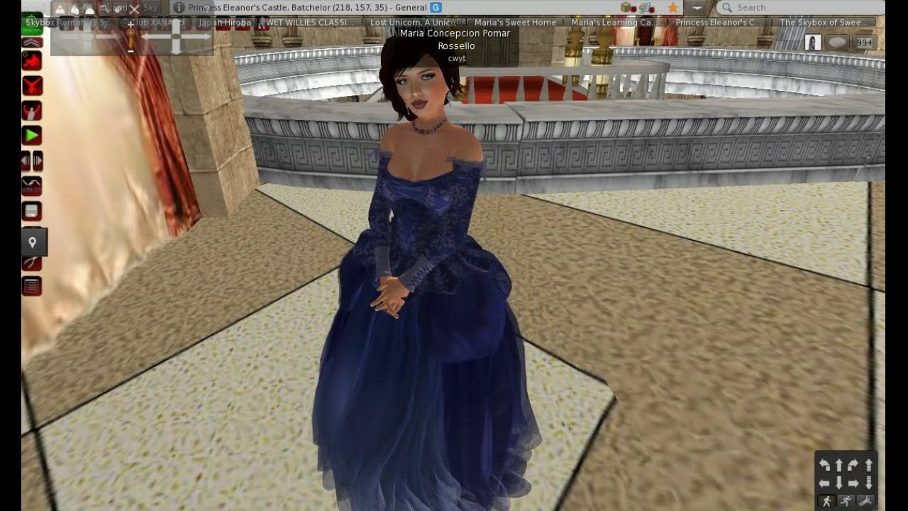 Princess Eleanor's Castle. A Second Life adventure. Part 1 - YouTube