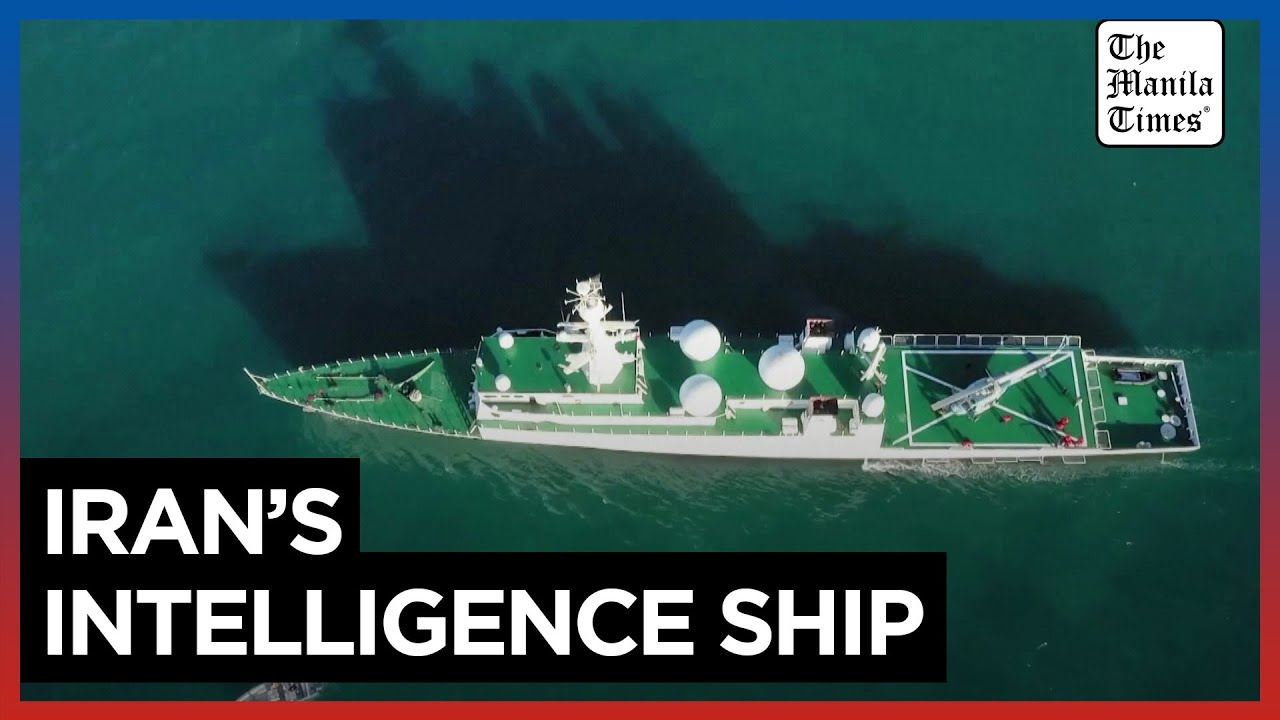 Iran's navy unveils its first signals intelligence ship - YouTube