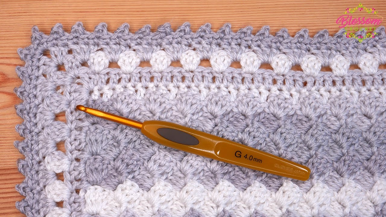 EASIEST Crochet Border For ANY Project! Mini Picot Stitch 🤍 - YouTube