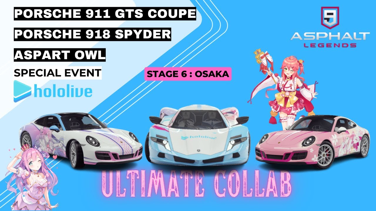 Hololive Special Event - Ultimate Collab Finale | Stage 6 | Asphalt 9 ...