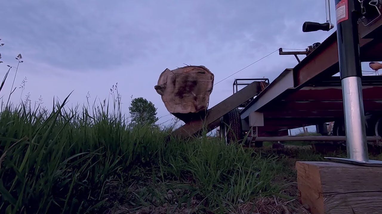 The Homemade Jib Crane Is Awesome On The Sawmill: Timber Frame 2.14 ...