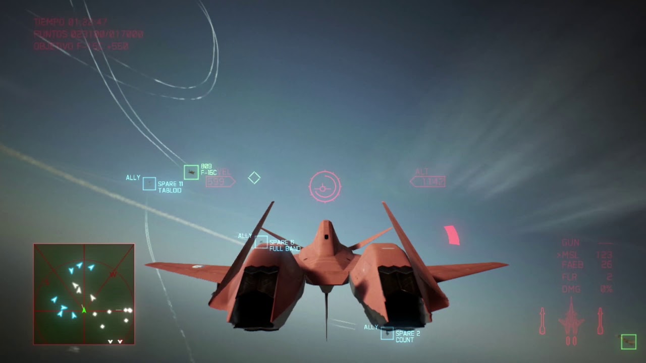 Ace Combat 7 - ADF-01 FALKEN - [Misión de Prueba - FAEB] - YouTube