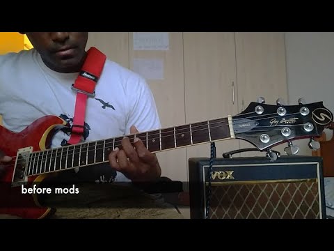 Vox Pathfinder 10 mods LED & Capacitor mod guide , comparison - YouTube