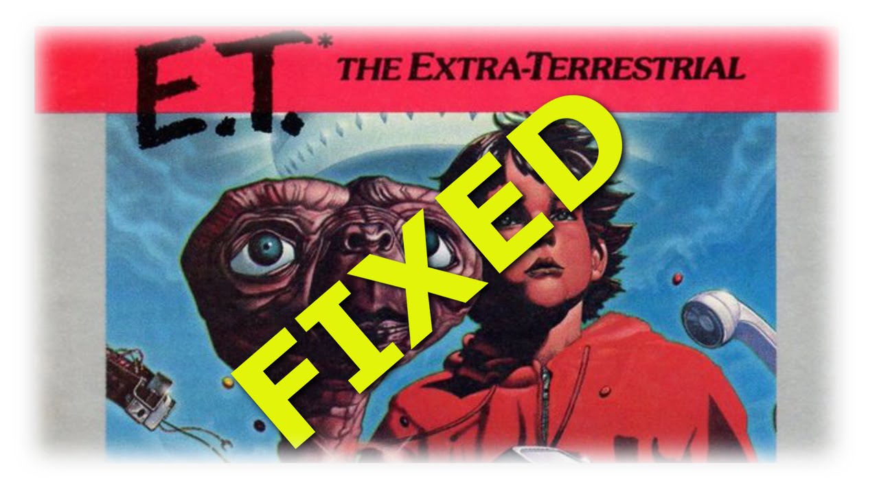 E.T. the Extra-Terrestrial (Atari 2600/1982) - FIXED (!!!) [AVGN ...