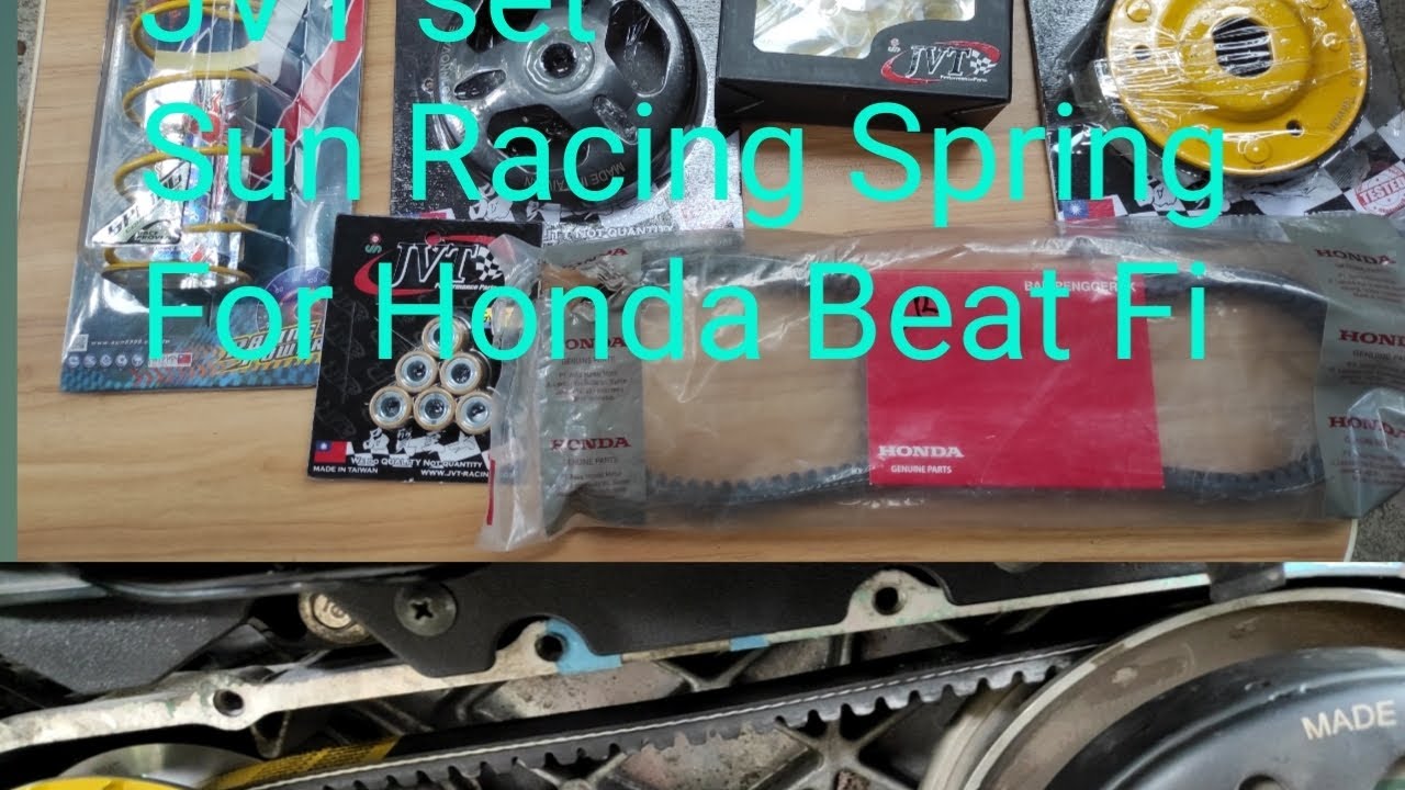 HONDA BEAT JVT SET PANG GILID! | SUN RACING SPRING | DIY | PALIT PANG ...