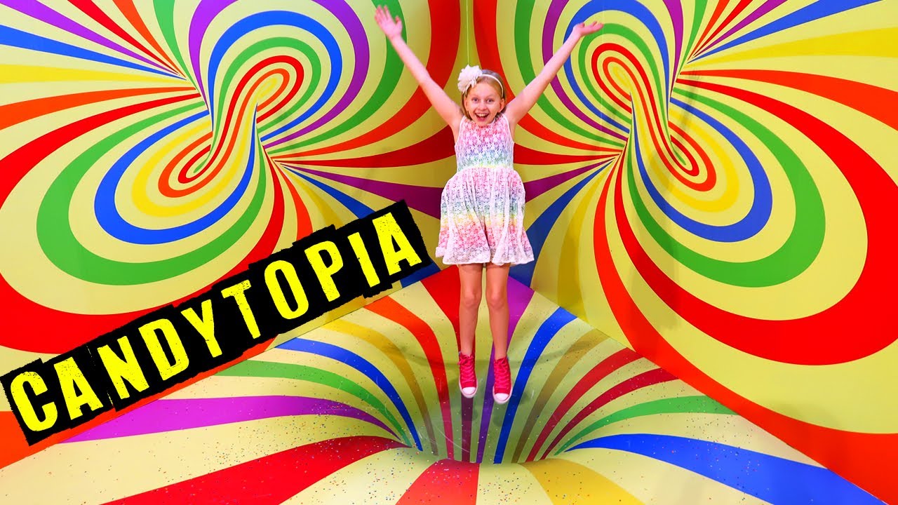 Jumping in a Pool of a Million Marshmallows at Candytopia