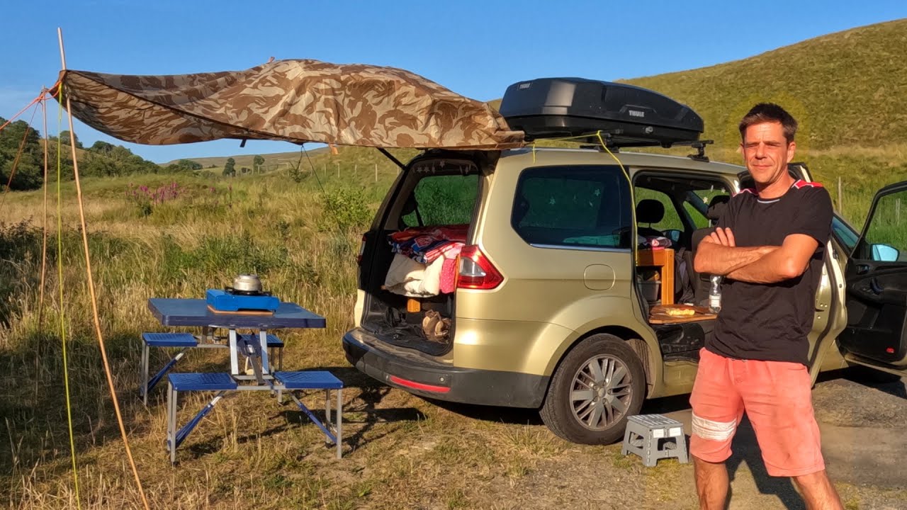 Life, The Universe and Testing my Car Camping TARP SETUP - YouTube
