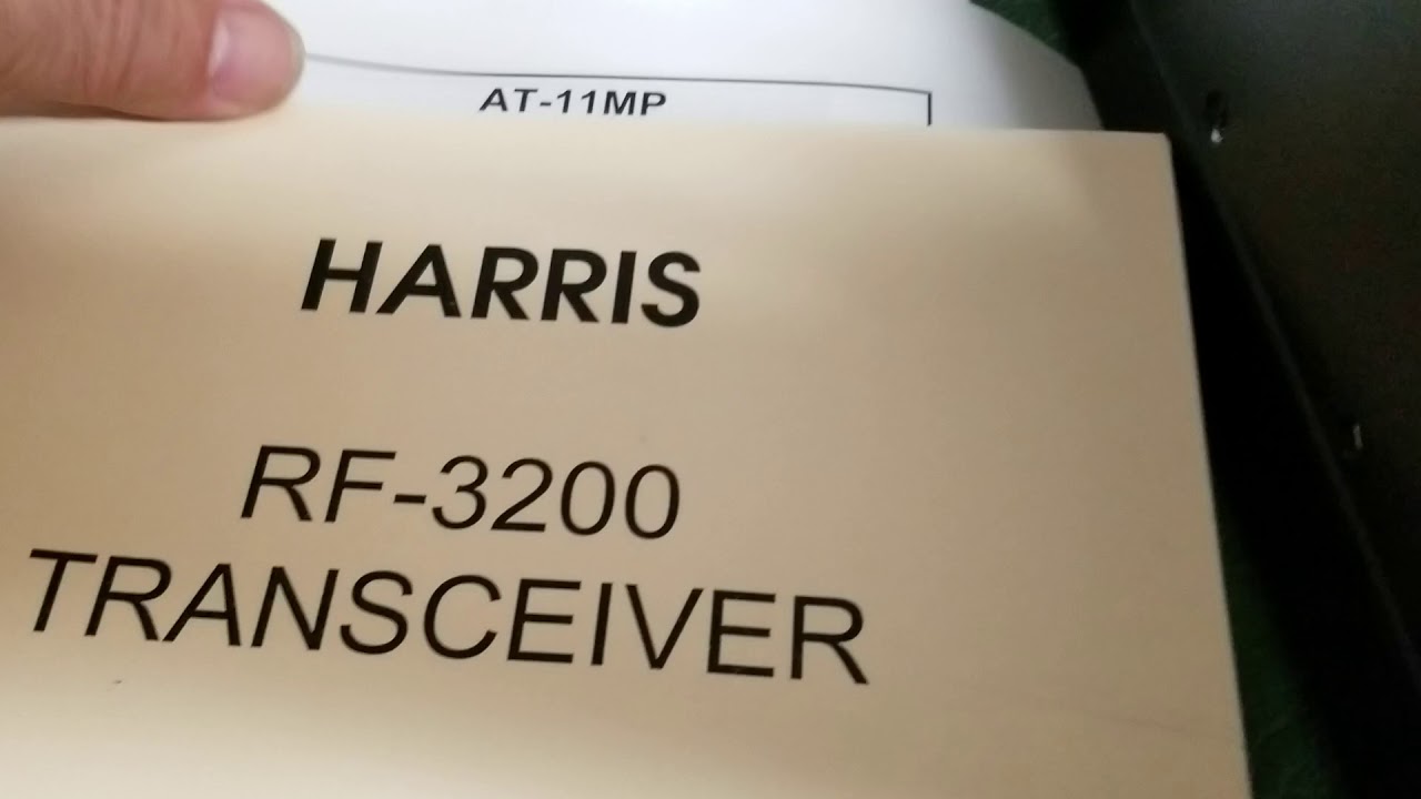HARRIS RF-3200 HF Transceiver - YouTube