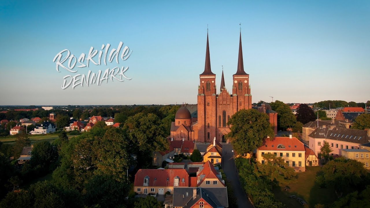 Roskilde. DENMARK. Drone Flight. 4k. - YouTube